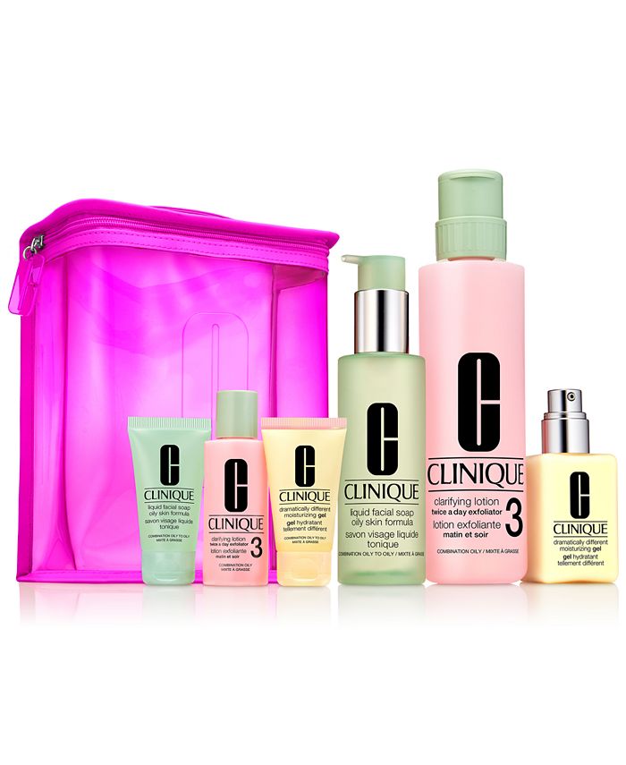 Clinique 7-Pc. Great Skin Home & Away For Oily Skin Set - Macy's