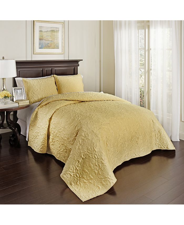 Ellery Homestyles Beautyrest Valentre 3 Piece Queen Coverlet Set - Macy's
