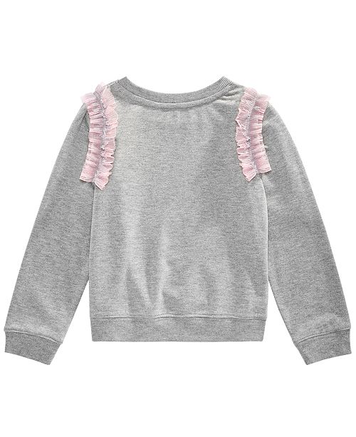 Hello Kitty Toddler Girls Ruffle-Trim Sweatshirt & Reviews - Shirts ...