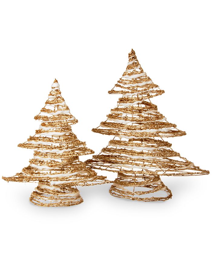 National Tree Company National Tree Rattan Christmas Tree Set - Macy's