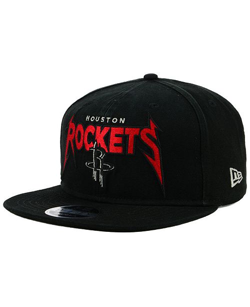 New Era Houston Rockets 90s Throwback Groupie 9FIFTY Snapback Cap ...
