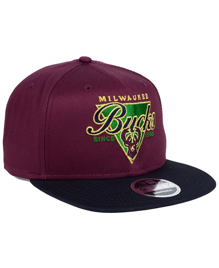 New Era Milwaukee Bucks 90s Throwback 9FIFTY Snapback Cap - Macy's