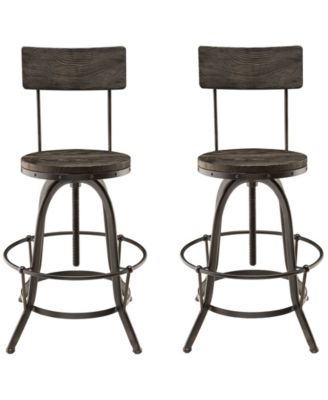 Modway Procure Bar Stool Set of 2 - Macy's