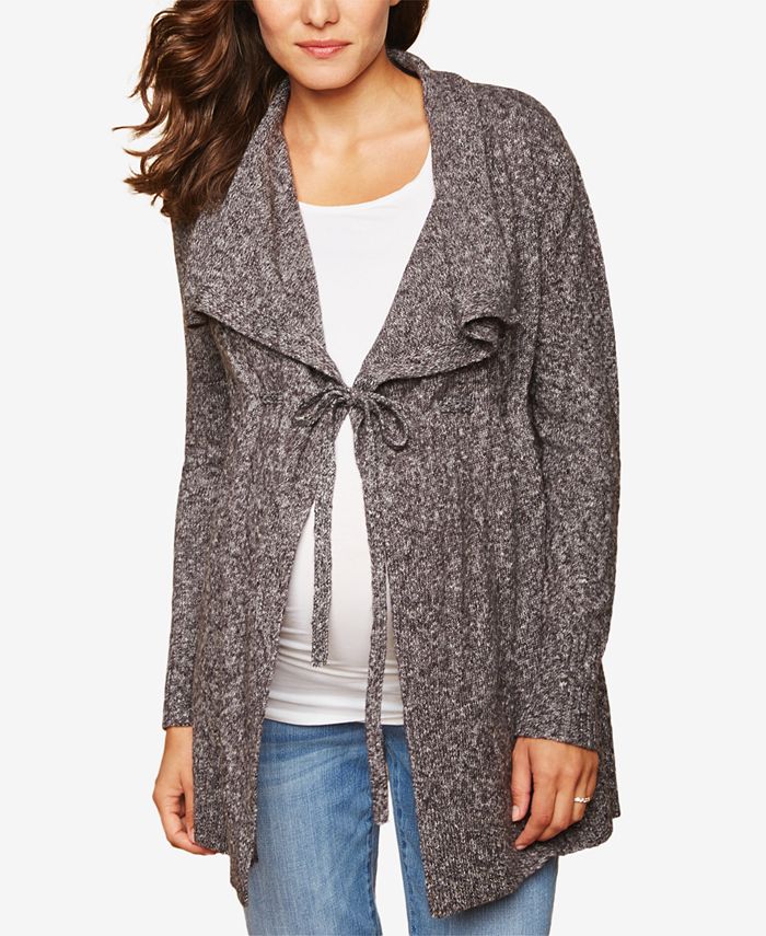 Motherhood Maternity Open-Front Cardigan - Macy's