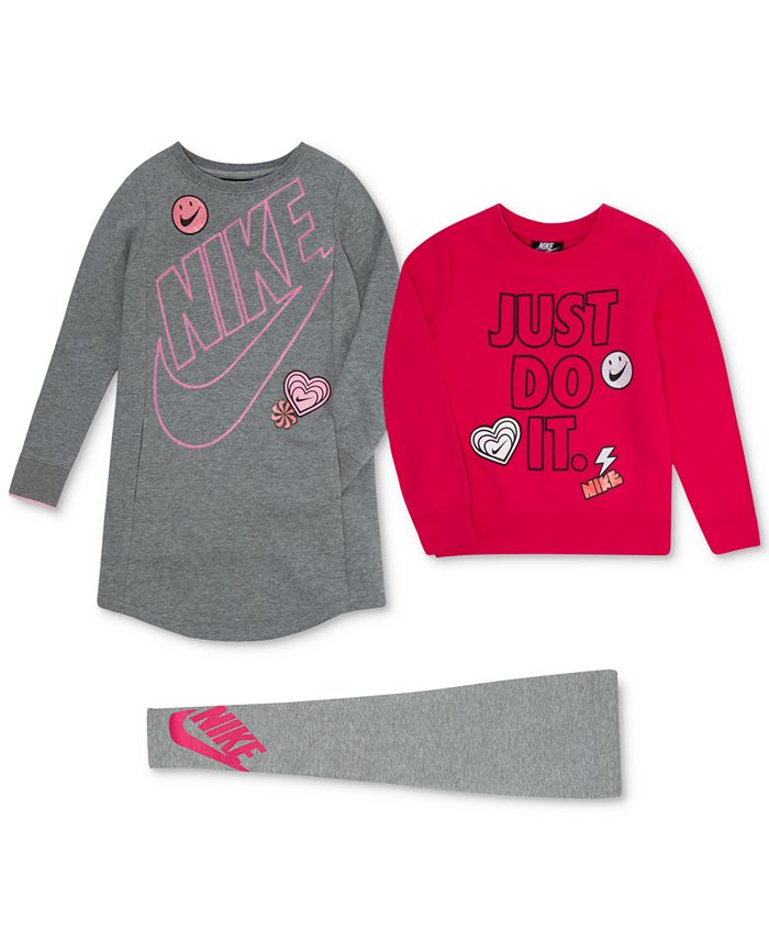 Nike Little Girls Doodle-Graphic Gym Dress - Macy's