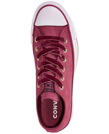 Converse Women's Chuck Taylor Ox Casual Sneakers from Finish Line - Macy's