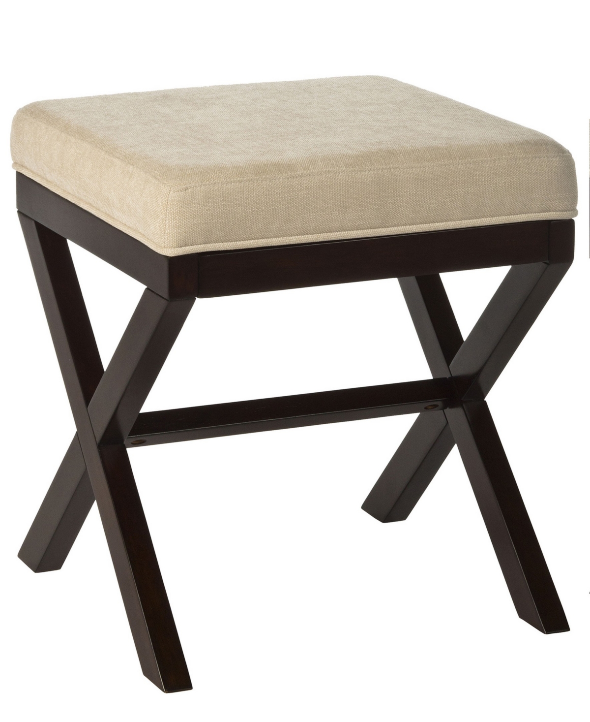 Click here for Morgan Wood Vanity Stool - Beige prices