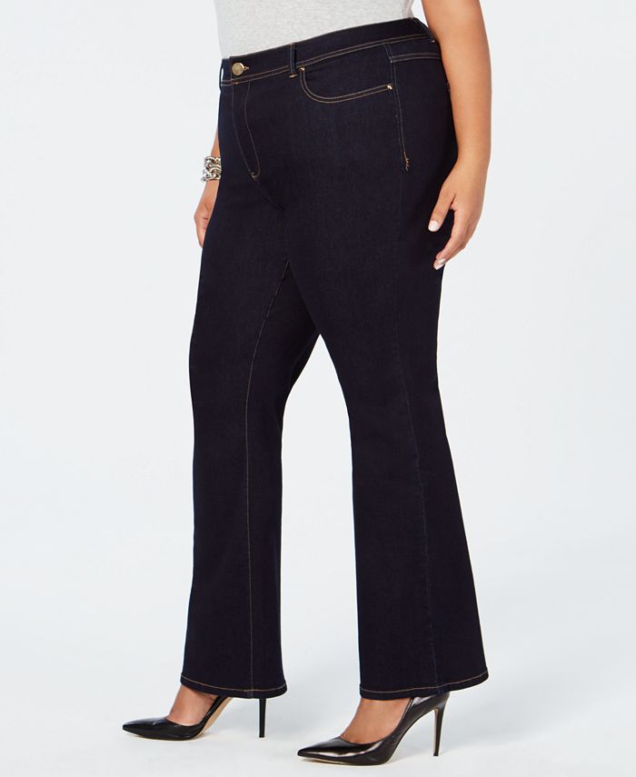 INC International Concepts I.N.C. Plus Size Bootcut Tummy Control Jeans ...