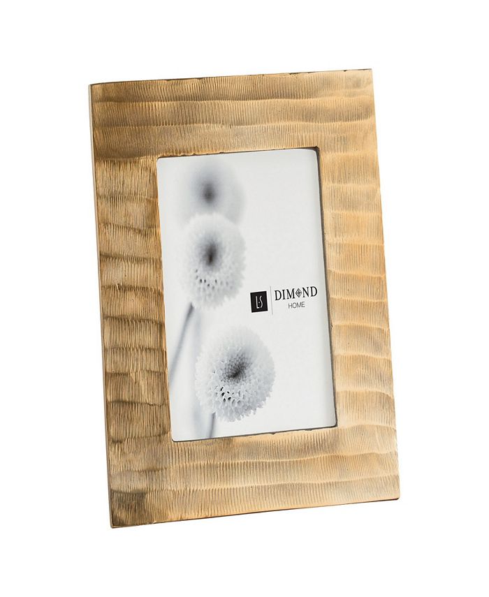 Dimond Home Gold Ripple Frame- Large - Macy's