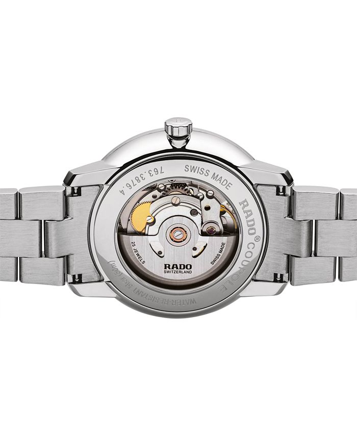 Rado Unisex Swiss Automatic Coupole Classic Stainless Steel Bracelet ...