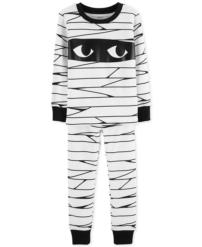 Carter's Baby Boys 2-Pc. Mummy Glow In The Dark Pajamas Set - Macy's