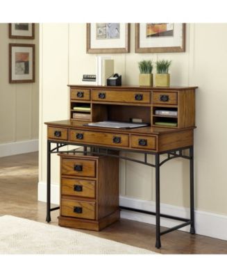 Overmax- Home Styles Modern Craftsman Executive Desk, Hutch and Mobile ...
