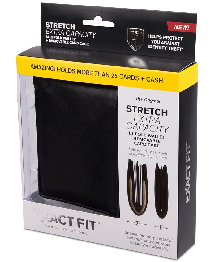 Exact Fit Men's Stretch RFID Slim Wallet - Macy's