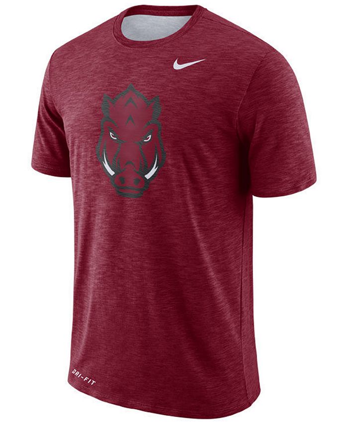 Nike Men's Arkansas Razorbacks Dri-FIT Cotton Slub T-Shirt - Macy's