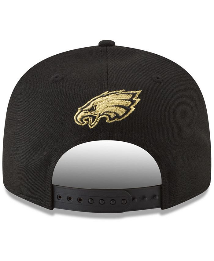 New Era Philadelphia Eagles Gold Stated 9FIFTY Snapback Cap - Macy's