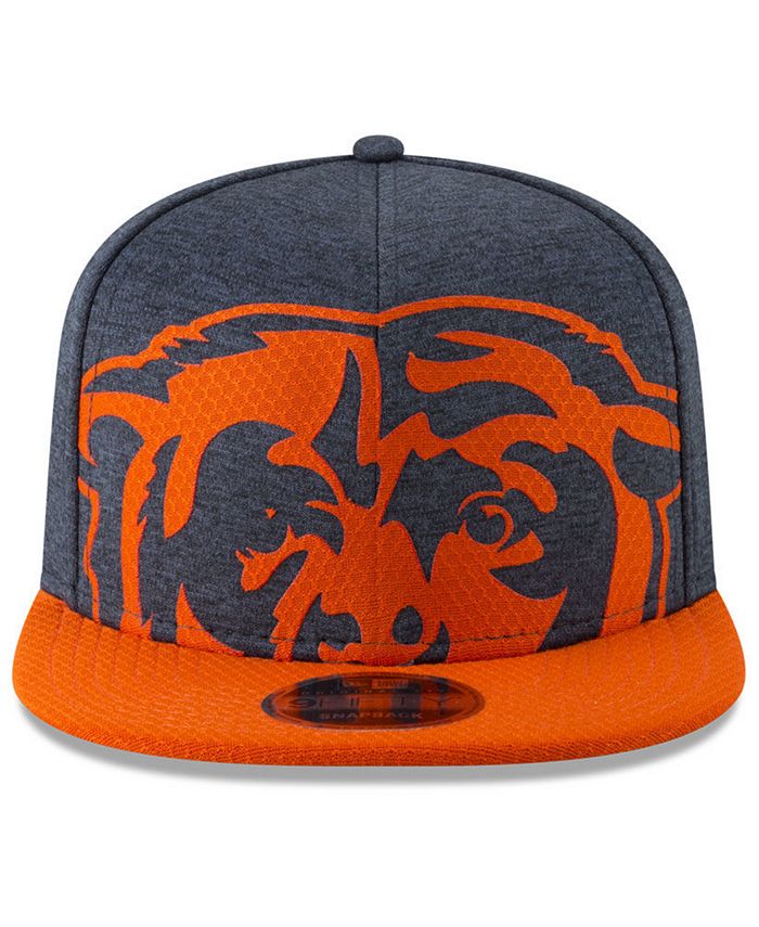 New Era Chicago Bears Oversized Laser Cut 9FIFTY Snapback Cap - Macy's