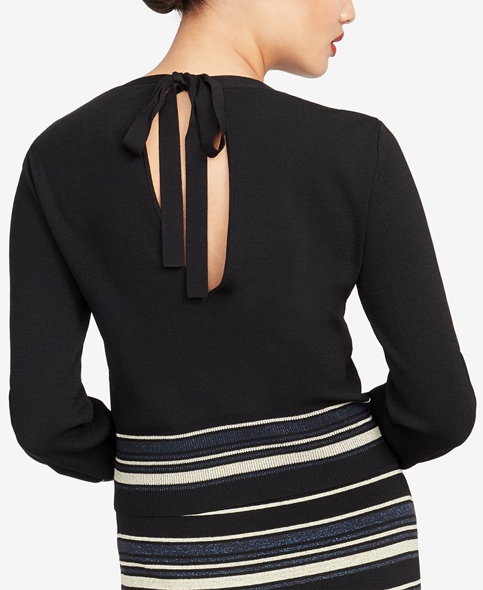 RACHEL Rachel Roy Tie-Back Sweater, Created for Macy's - Macy's