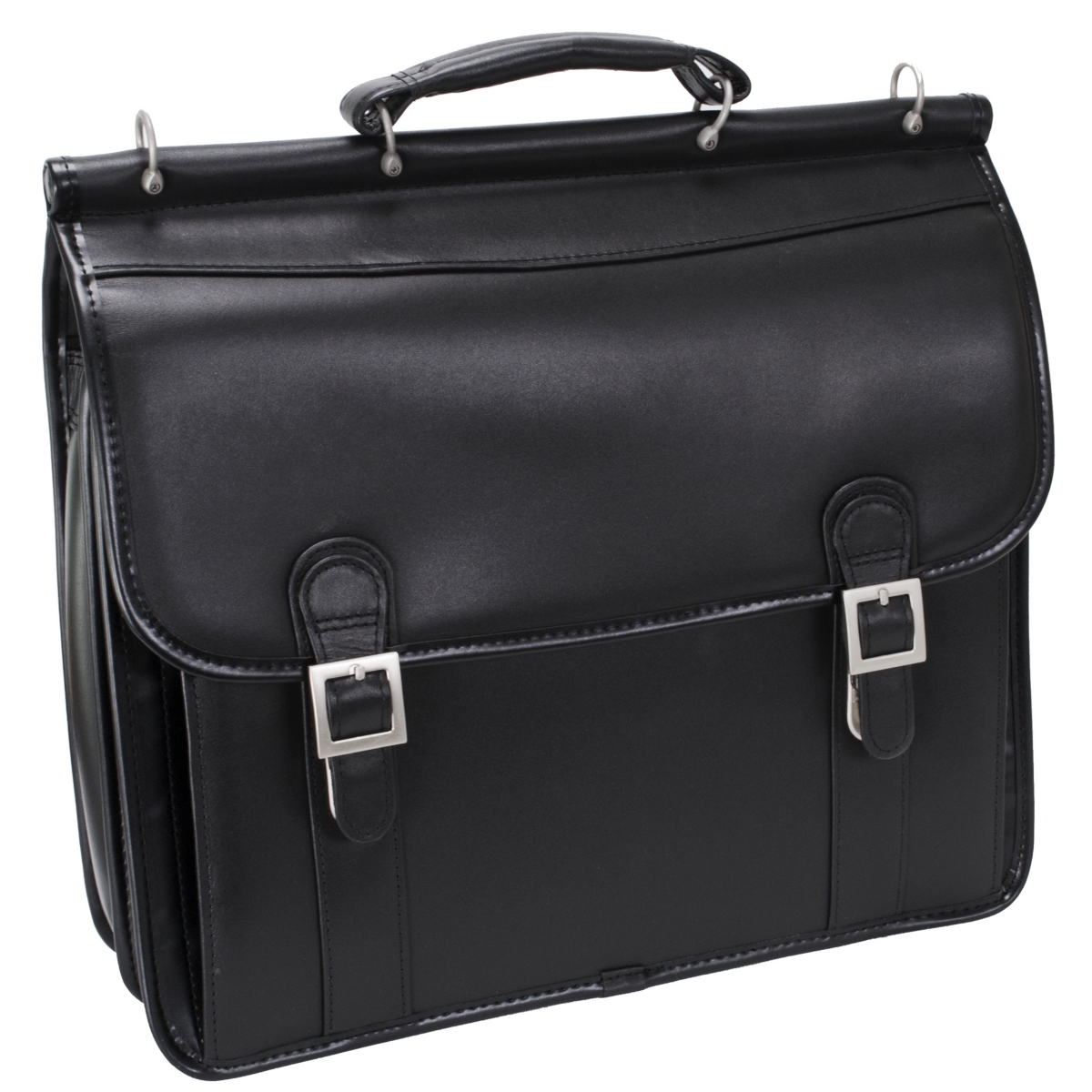 Click here for Mcklein Halsted 15 Double Compartment Laptop Brief... prices