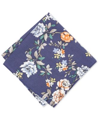 Bar III Men's Ballantine Floral Pocket Square, Created for Macy's - Macy's