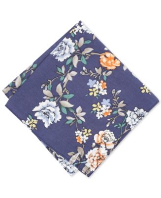Bar III Men's Ballantine Floral Pocket Square, Created for Macy's - Macy's