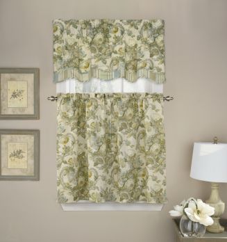 Waverly Spring Bling Window Curtain Tier Pair - Macy's