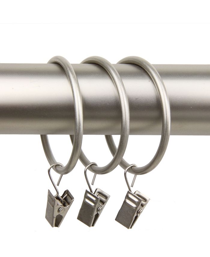 Rod Desyne 2 inch Curtain Rings w/ Clip (Set of 10) - Macy's