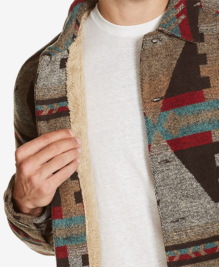 Weatherproof Vintage Men's Aztec Wool Jacket - Macy's