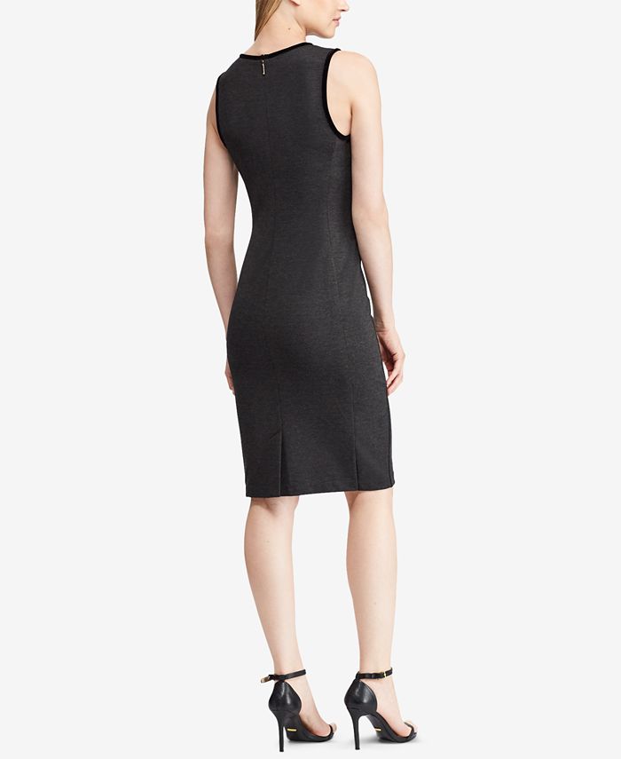 Lauren Ralph Lauren Sleeveless Ponté-Knit Dress - Macy's