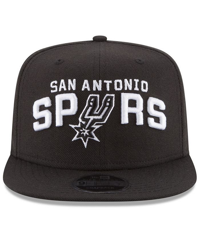 New Era San Antonio Spurs Anniversary Patch 9FIFTY Snapback Cap - Macy's