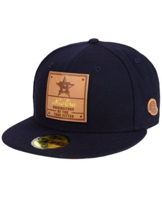 New Era Houston Astros Vintage Team Color 59FIFTY Fitted Cap - Macy's