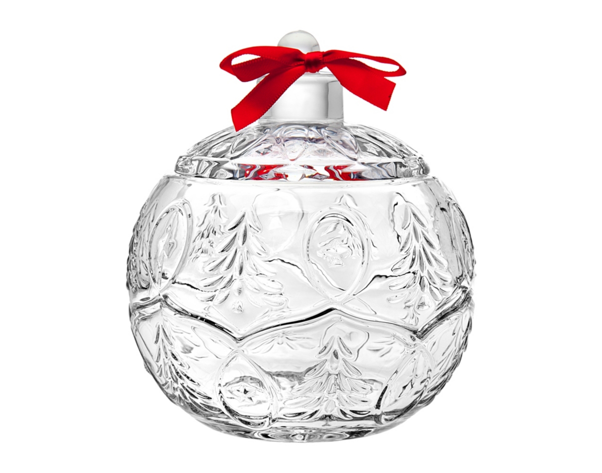 Click here for Godinger Ornament Covered Candy Box - Clear prices