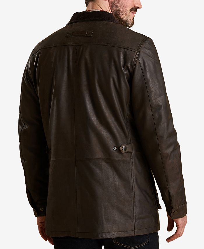 Barbour Men's Thomas Leather Jacket - Macy's