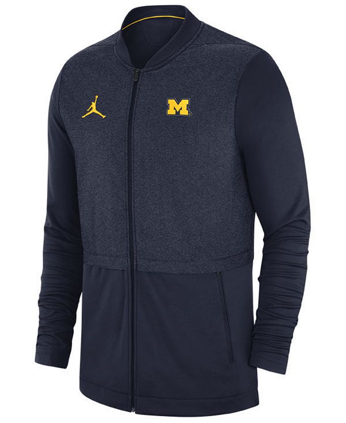 Nike Men's Michigan Wolverines Elite Hybrid Full-Zip Jacket - Macy's