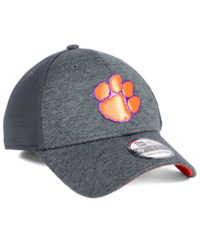 New Era Clemson Tigers Shaded Luster 39THIRTY Stretch Fitted Cap - Macy's
