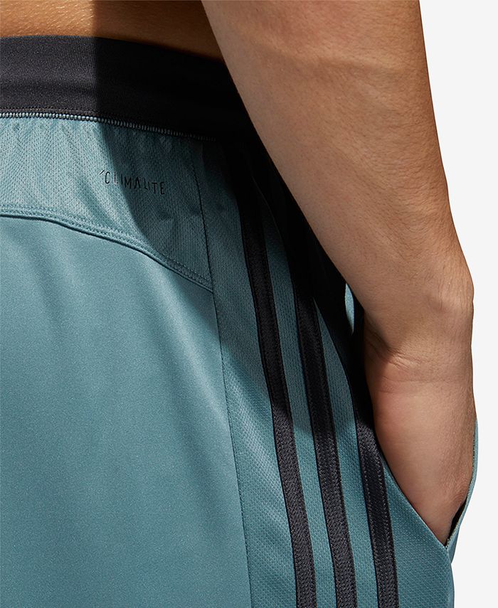 adidas Men's ClimaLite® Three-Stripe 10" Shorts - Macy's