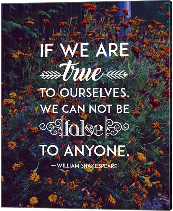 Metaverse If We Are True To Ourselves - Flowers By Quote Master Canvas ...
