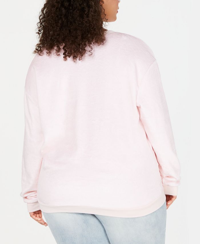 Love Tribe Plus Size The Snuggle Is Real Sweatshirt - Macy's