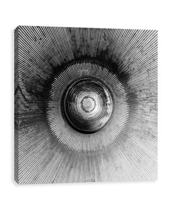 Artissimo Designs Concentric Metal Circular and Striped Pattern Silver ...