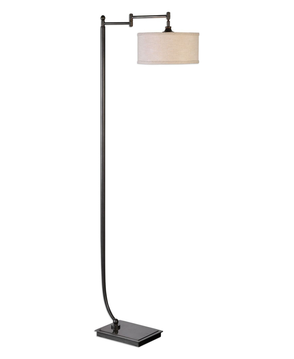 Click here for Uttermost Lamine Dark Bronze Floor Lamp - Open Mis... prices