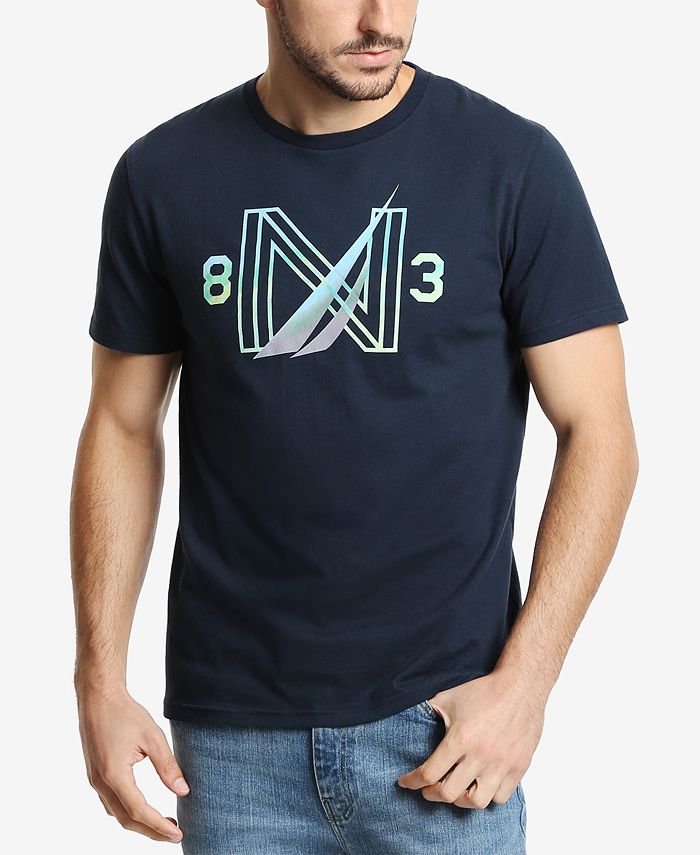 Nautica Men's Gradient J-Class Logo Graphic T-Shirt - Macy's