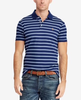 Polo Ralph Lauren Men's Big & Tall Classic Fit Striped Polo - Macy's
