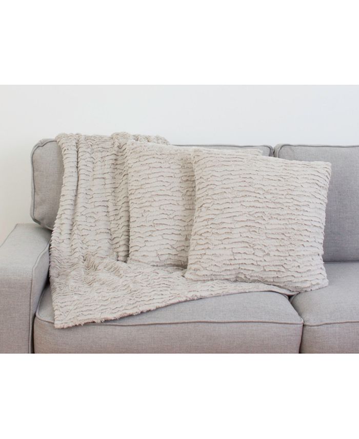 THRO Rachel Ruffle Pillows and Decorative Throw Set, Pack Of 2 ...