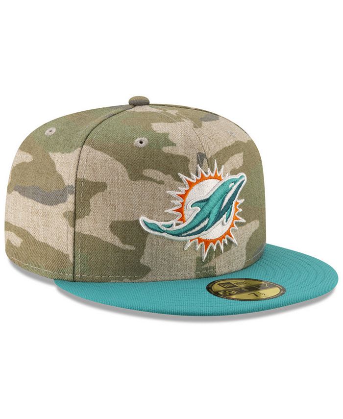 New Era Miami Dolphins Vintage Camo 59FIFTY FITTED Cap - Macy's