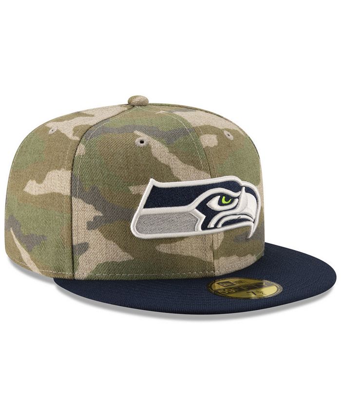 New Era Seattle Seahawks Vintage Camo 59FIFTY FITTED Cap - Macy's