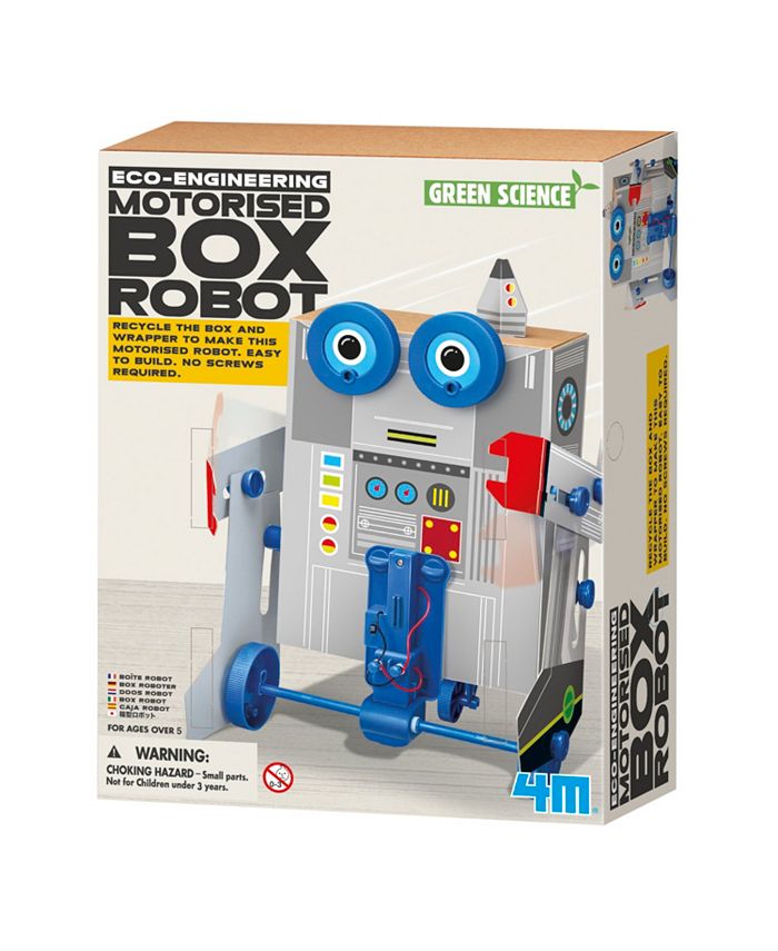 4M Green Science Eco Engineering Motorized Box Robot - Macy's