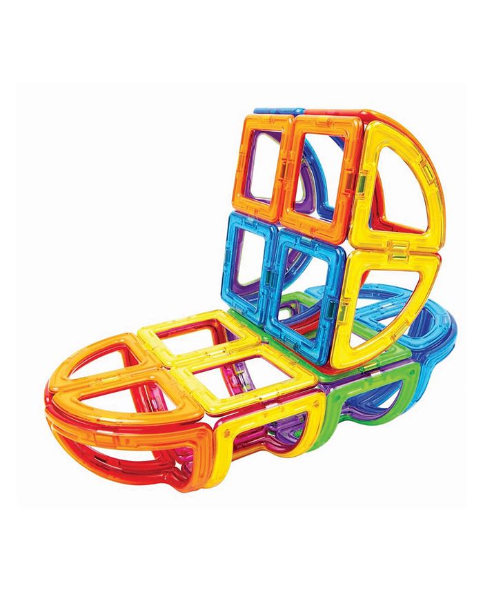 Magformers Curve 40 Piece Magnetic Construction Set - Macy's
