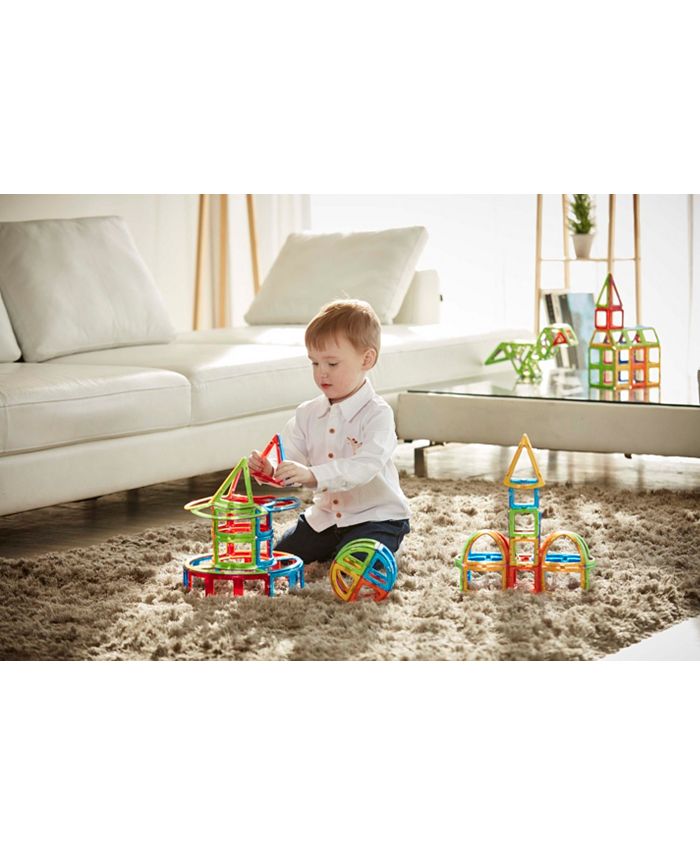 Magformers Curve 50 Piece Magnetic Construction Set - Macy's