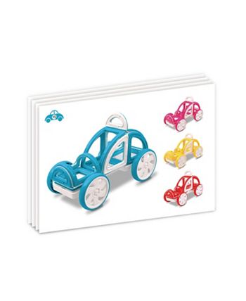 Magformers My First Buggy 14 Piece Magnetic Construction Set Blue - Macy's