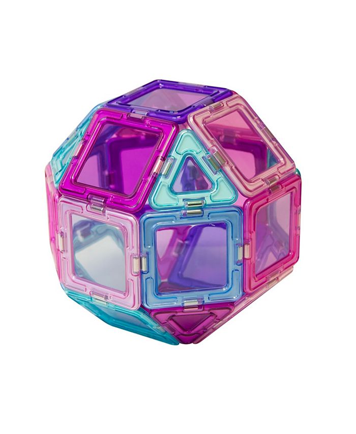 Magformers Solids Clear Inspire 30 Piece Magnetic Construction Set - Macy's