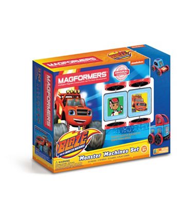 Magformers Blaze Monster Machines 35 Piece Magnetic Construction Set ...